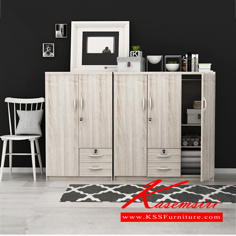 32220006::WK-280-312-new::ตู้เสื้อผ้าเด็ก 2-3 บานเปิด 2 ลิ้นชัก WK-280 ...